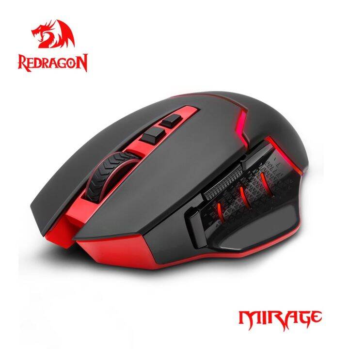 REDRAGON MIRAGE M690 USB Wireless 2.4G Gaming Mouse 4800DPI 8 Buttons ...