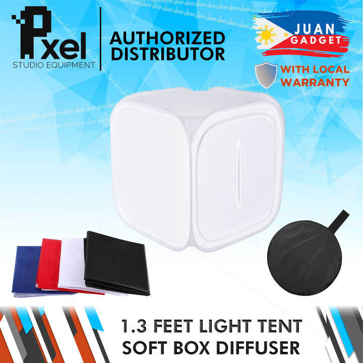 Pxel LT40 40x40cm Photo Soft Box Photography Light Tent Cube Softbox ...