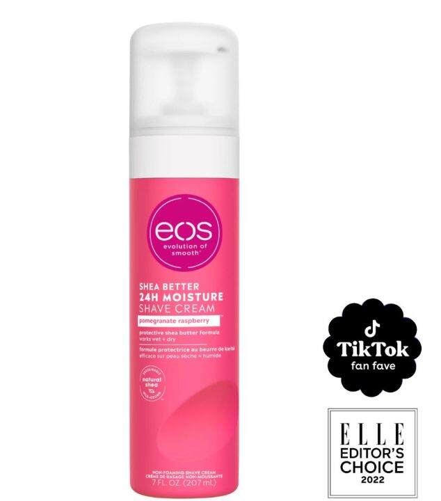 Evolution of Smooth, EOS, Shea Better Shave Cream, Pomegranate ...