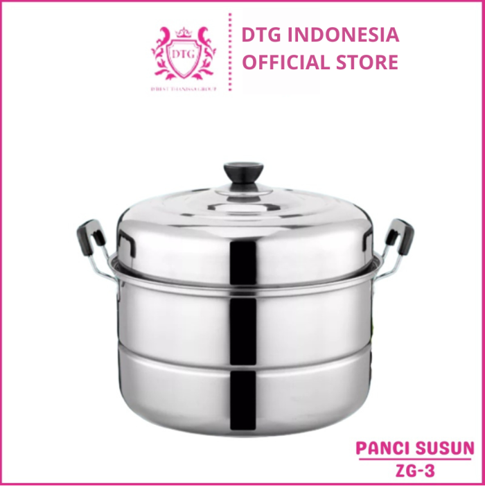 Panci Steamer Stainless Susun - Panci Kukusan Stainless Steel ZG-3 ...