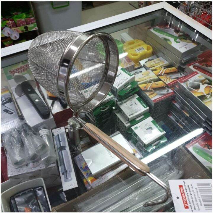 Saringan Mie D14cm Noodle Strainer Yoshikawa Stainless Steel | Lazada ...