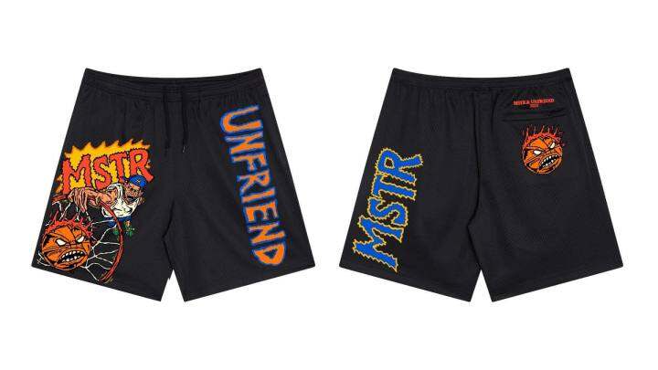 MSTR Co. X UNFRIEND - 2022 COLLABORATION A1 MESH SHORT (BLACK) | Lazada PH