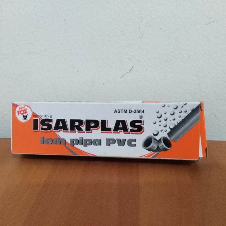 Lem Pipa PVC Isarplas / Lem Fox 45gram | Lazada Indonesia