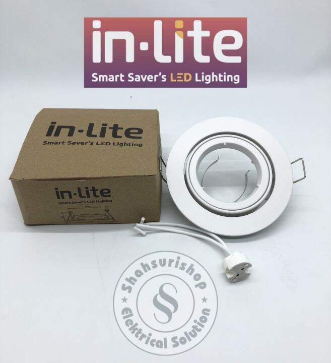 KAP LAMPU MR16 INLITE IN-LITE INFX038 + FITTING | Lazada Indonesia
