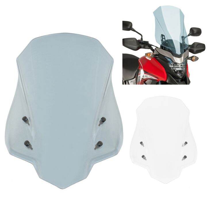 Motorcycle Front Windscreen Windshield Fly Shield Screen For HONDA ...