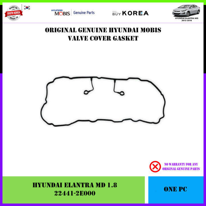 (MD-3) Hyundai Elantra MD 1.8 Genuine Hyundai Mobis Valve Cover Gasket ...