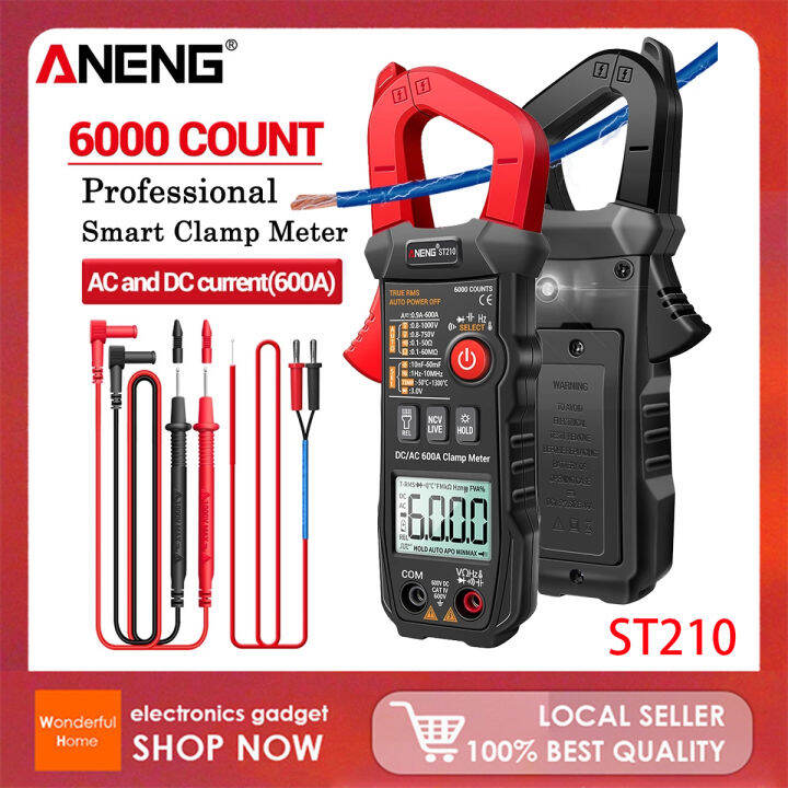 【Philippine spot】ANENG ST210 Professional Digital Multimeter Clamp ...