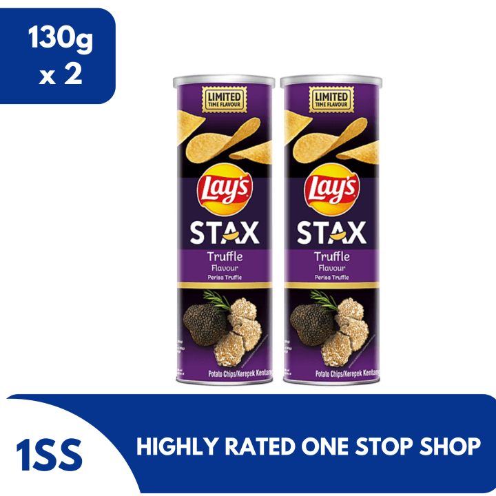 Lay's Stax Truffle Flavor, 130g set of 2 | Lazada PH