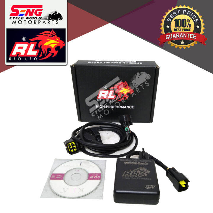 HONDA WAVE 125 RACING CDI UNIT ADJUSTABLE (8 MODE) REDLEO ESR ORIGINAL ...