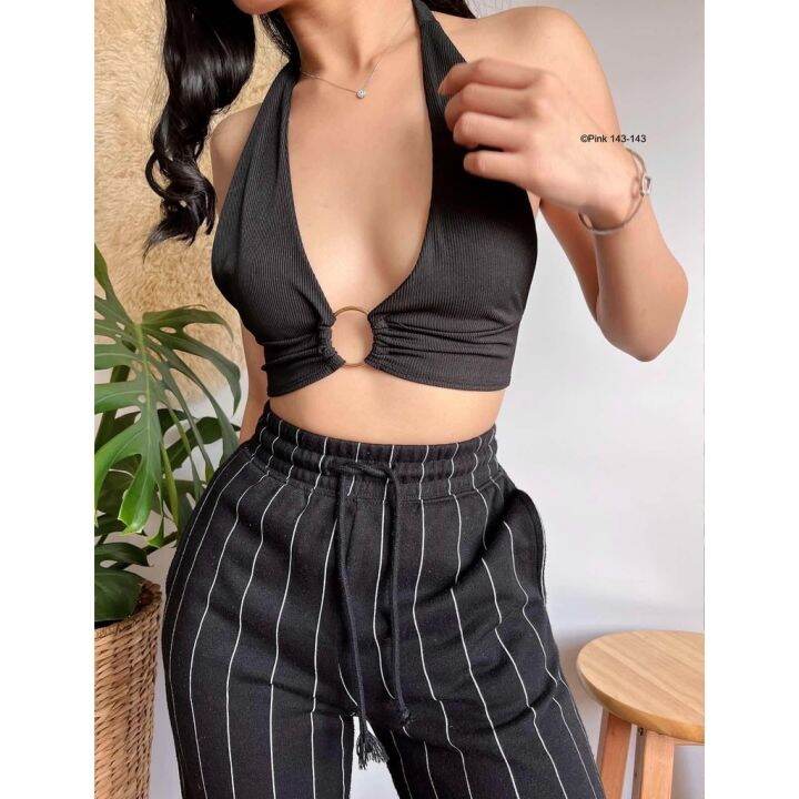 BIA RING Knitted Crop Top | Lazada PH