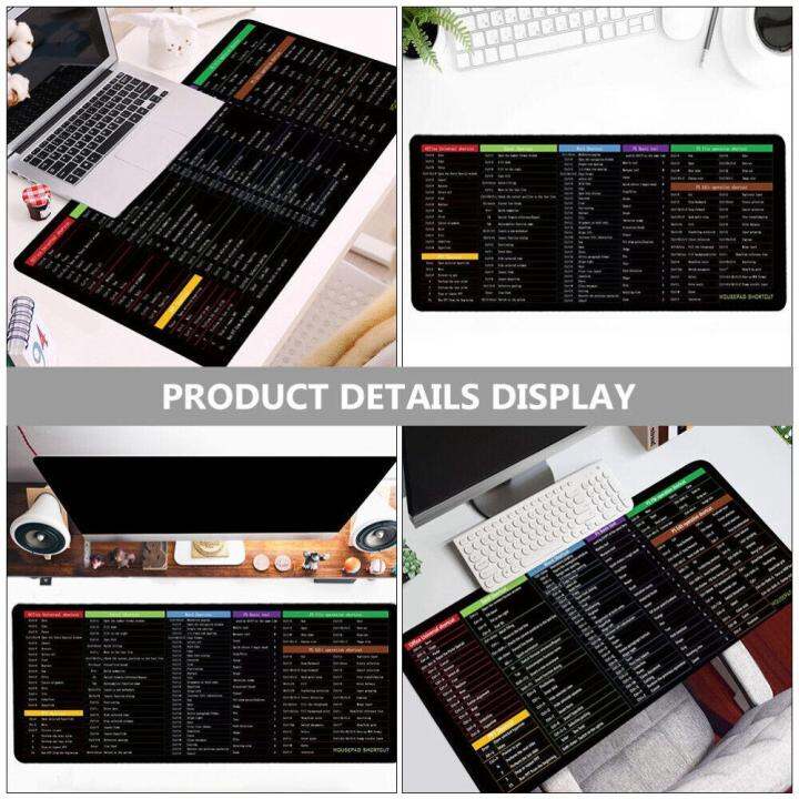 LICOPTE Desk Accessory Anti-skid Extra Large Writing Mat Mouse Mat ...