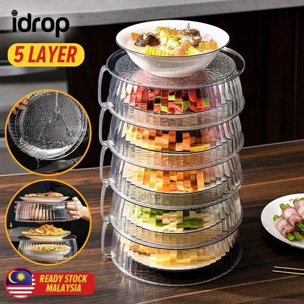 [YNY Mall] [ 5 LAYER ] Vegetable Cover Food Storage Box Insulation Dust ...