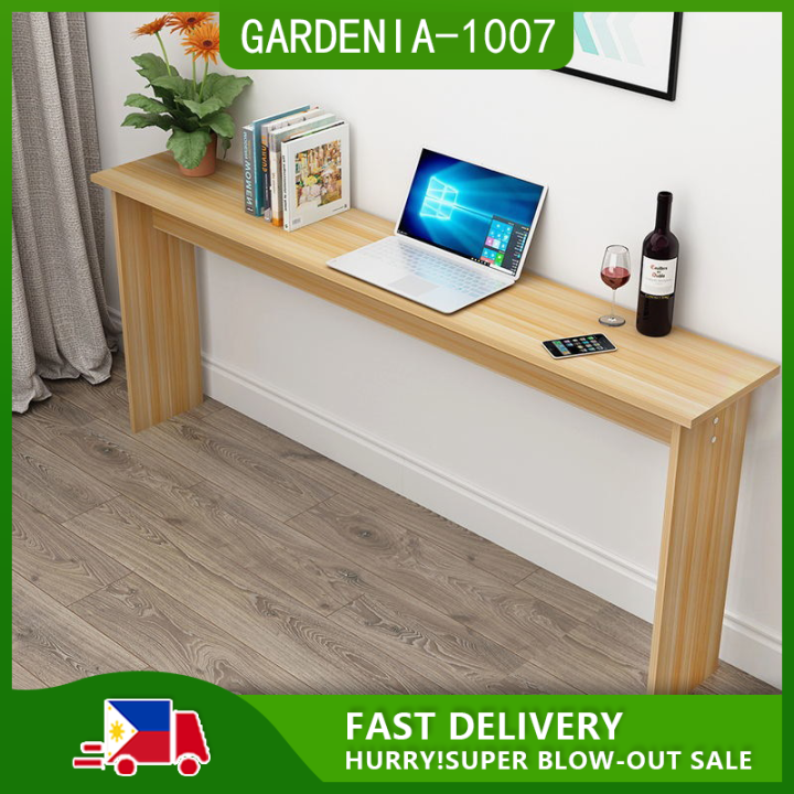 Simple long table by the wall bedroom ultra narrow table computer desk ...