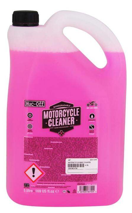 Muc-Off Motorcycle Cleaner 667 Nano Tech Motorcycle Bike Cleaner (5Ltr ...