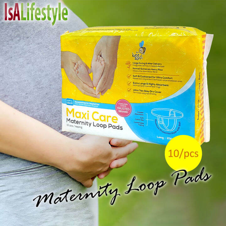 IsALifestyle Beeson Maxi Care Maternity Loop Pad Extra Long 230mm ...