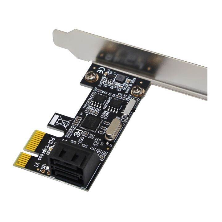 PCI E Express Converter Adapter Board 2 Port SATA III Pcie Expansion Card Computer Peripherals ...