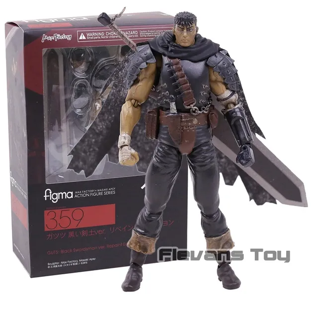 Anime BERSERK Figma #410 #359 Guts Moveable Joints PVC Collection ...