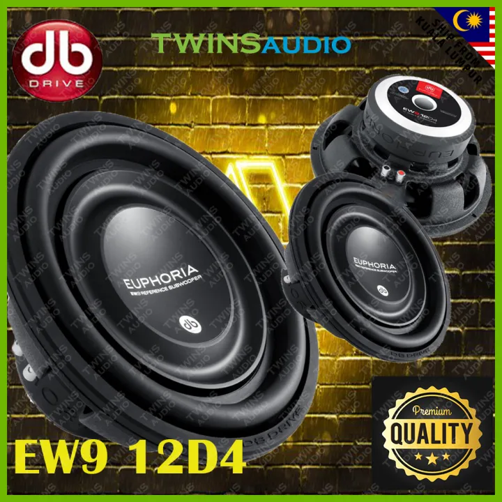 Db Drive EW9 12D4 12″ 4Ω Dual Voice Coil Car Subwoofer 2000Watt | Lazada