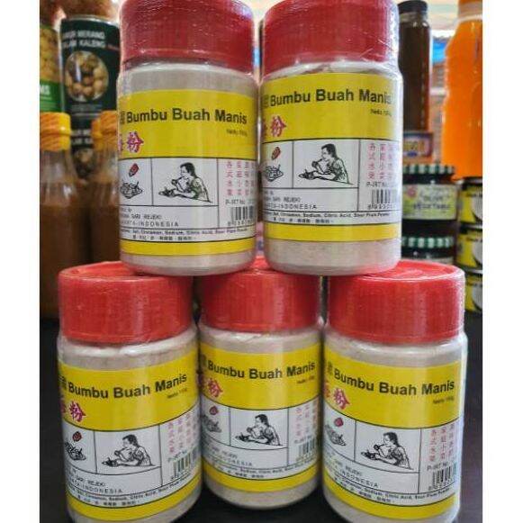 Bumbu Buah Cap Elang 150gr Manis - Pedas / Bumbu Garam Cap Elang ...