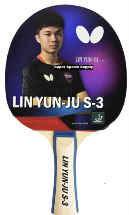 Butterfly Lin Yun Ju S3 Table Tennis Bat / Ping Pong Bat | Lazada