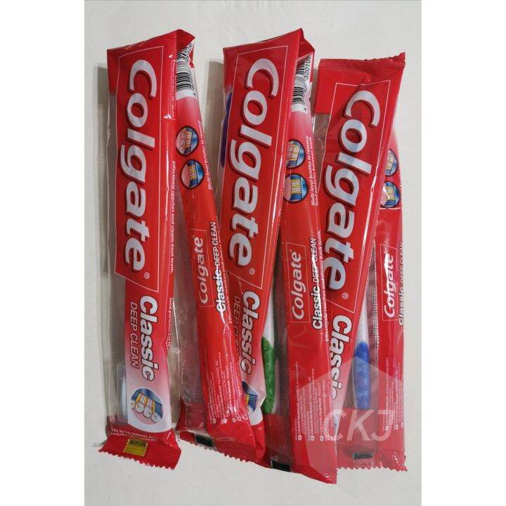 Colgate Classic Clean Toothbrush Flow Wrap (Medium) | Lazada PH