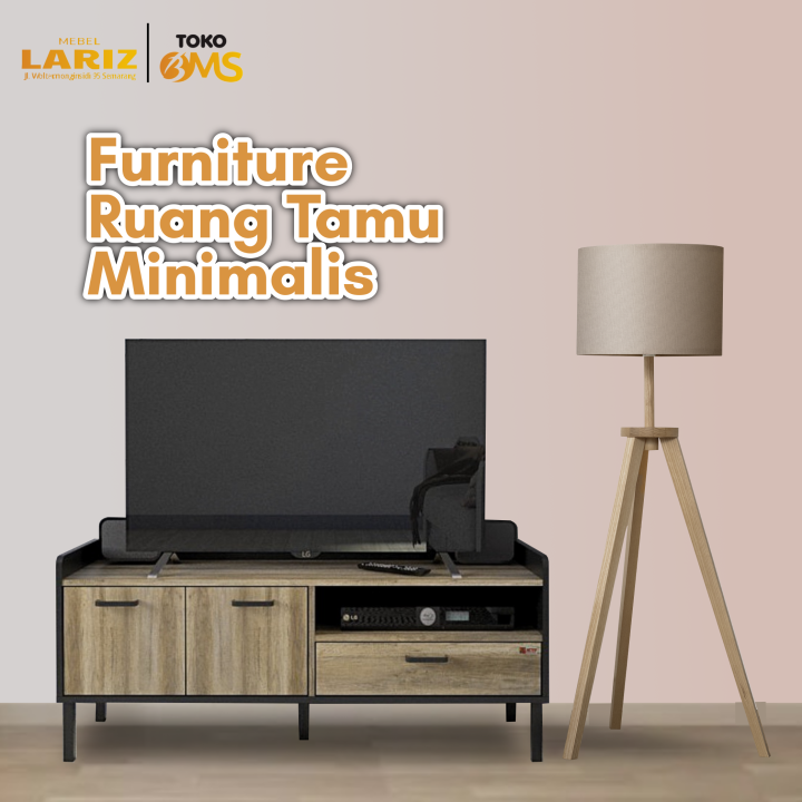 Rak TV Partikel Meja TV Rak Serbaguna Rak TV Dan Audio Kaki Besi Tipe ...