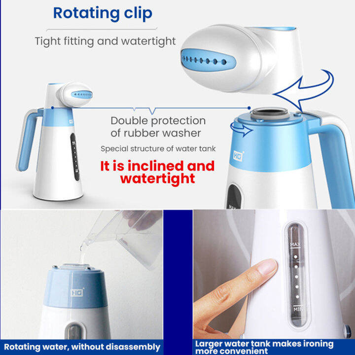 Handheld Garment Steamer Hanging Ironing Machine Powerful Steam Fast ...