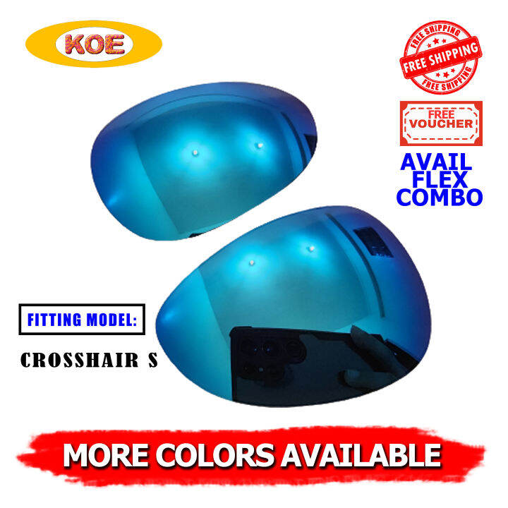 Crosshair S Replacement Lenses Sapphire Blue Polarized Lens by Krisman ...
