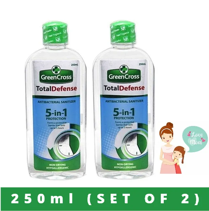 Green Cross Total Defense 5-in-1 Protection Antibacterial Sanitizer ...