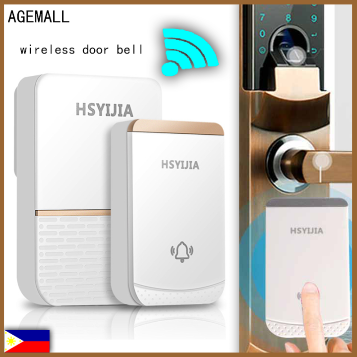 Smart Wireless Doorbell US Plug 300M Range Ring Portable Home Door Bell ...