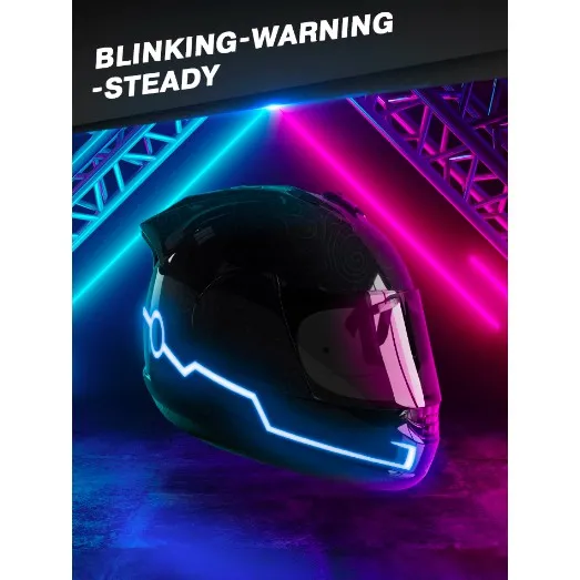 ไฟตกแต่งหมวกกันน็อค Motorcycle Helmet Light Kit | Lazada.co.th