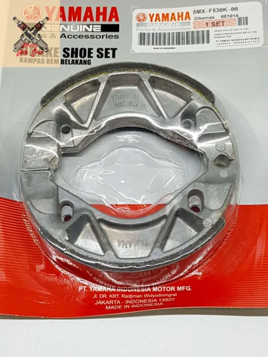 KAMPAS REM BELAKANG TROMOL MIO NOUVO SOUL X RIDE FINO M3 / 5MX-F530K-00 ...