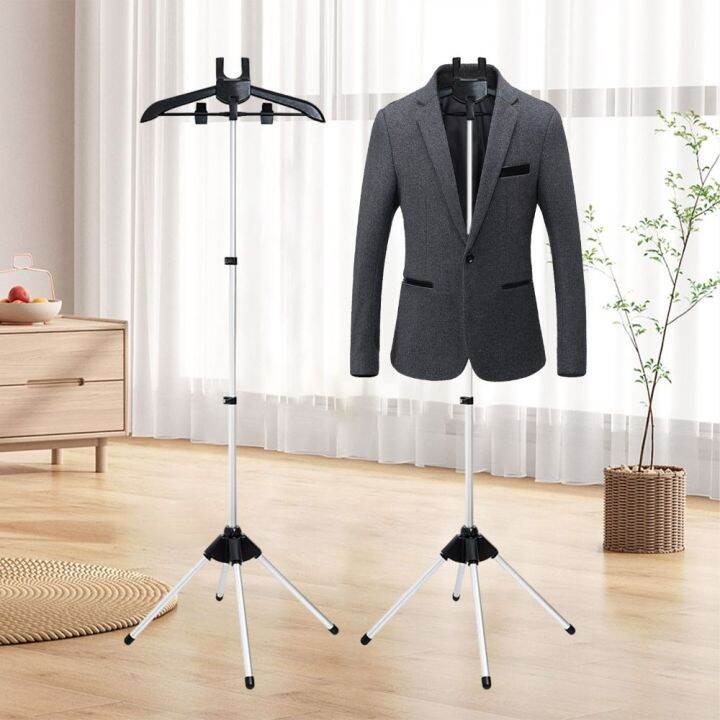 EVERLEYY Telescopic Garment Steamer Rack Foldable Floor Mounted Floor ...