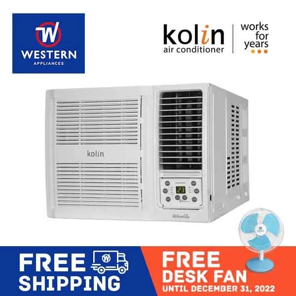 Kolin KAG100WCINV 1.0hp Full DC Inverter Window Type Air Conditioner ...