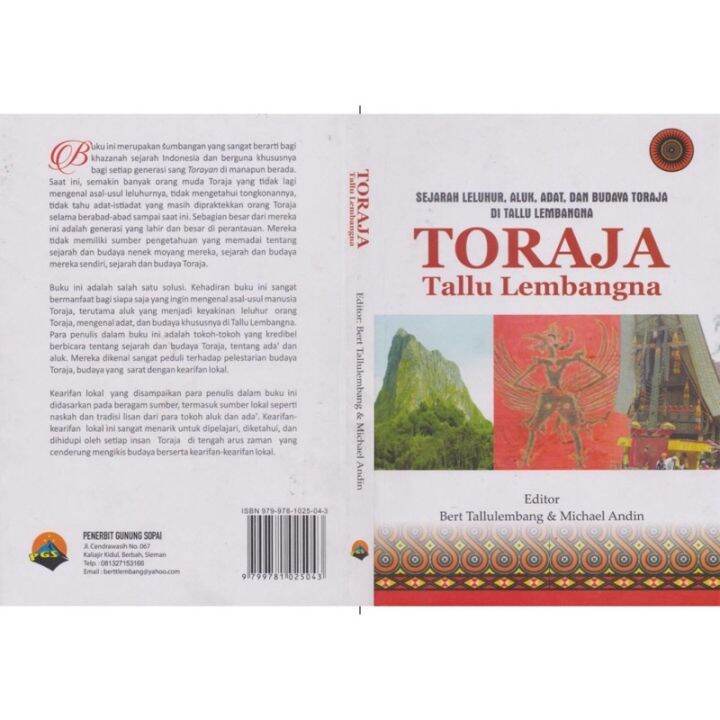 Toraja Tallu Lembangna: Sejarah Aluk, Adat, Dan Budaya Toraja | Lazada Indonesia