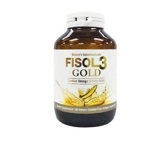 FISOL 3 GOLD OMEGA 3 ENTERIC COATED FISH SOFTGELS 60'S | Lazada