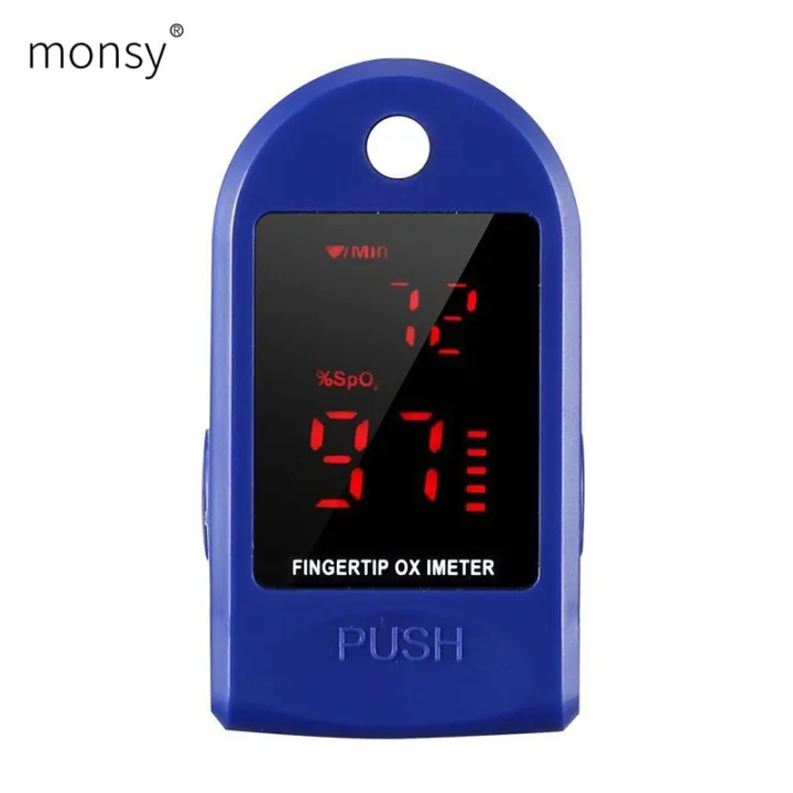 Oximeter OLED Portable Blood Oxygen Monitor Finger Pulse Heart Rate ...