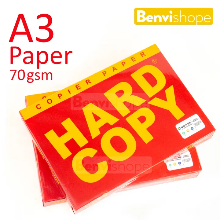 A3 Paper Hard Copy 70 GSM White Bond Paper (Hard Copy, Cactus, Copy One ... A3 Paper Hard Copy 70 GSM White Bond Paper (Hard Copy, Cactus, Copy One ...