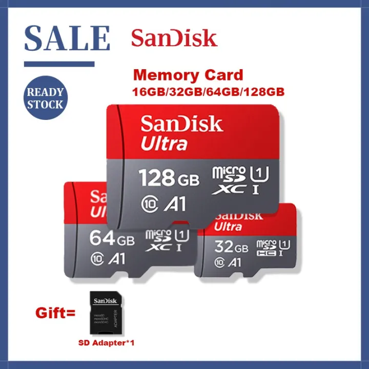 【2021 explosion！！】[Cny 2021] SanDisk Memory Card sd card Micro SD speed ...