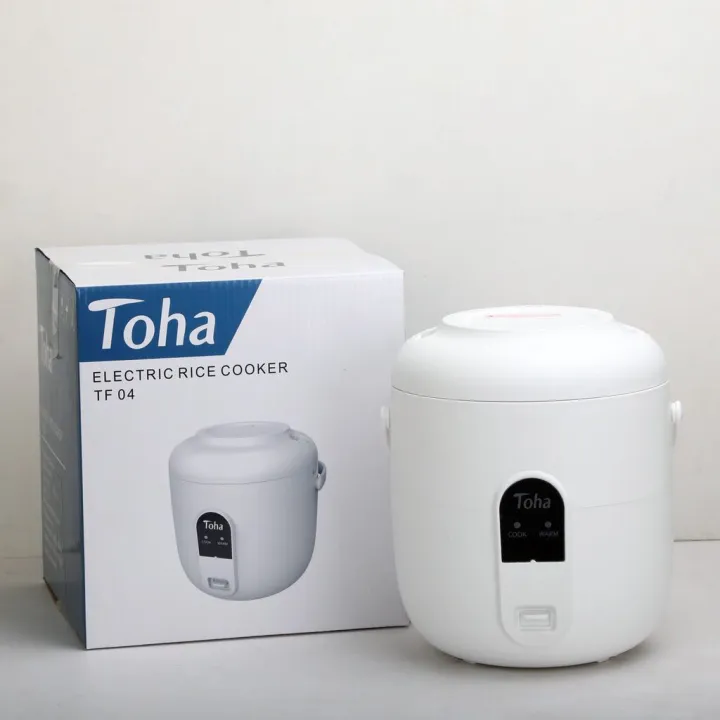 Mini Rice Cooker TOHA 1.8L Electric Portable Non-Stick Inner Pot With ...