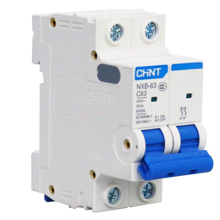 MCB Chint NXB-63 2P 3P 4P 6kA (1A 2A 4A 6A 10A 16A 20A 25A 32A 40A 50A ...