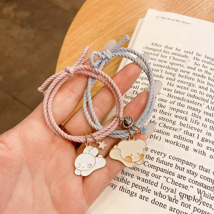 2-Piece Magnetic Couple celet Pendant Creative Design Astronaut Male ...