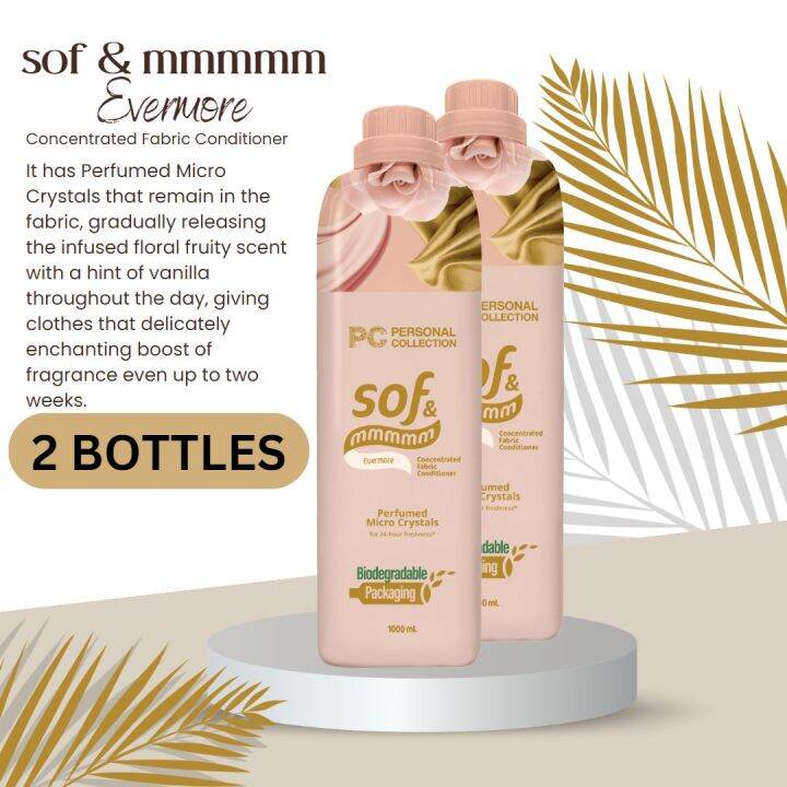 PERSONAL COLLECTION Fabcon Sof & Mmmmm Evermore 1000ml (2 Bottles ...