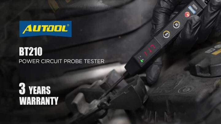AUTOOL BT210 car circuit tester Power probe automotive diagnostic tool ...