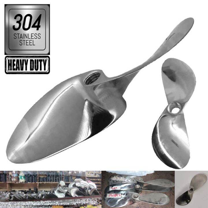 RACER Pump Boat Propeller / elesi S304 Heavy Duty Stainless steel S304 ...