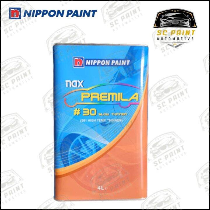 ทินเนอร์ 2K NAX PREMILA #30 SLOW THINNER ขนาด 4 ลิตร | Lazada.co.th