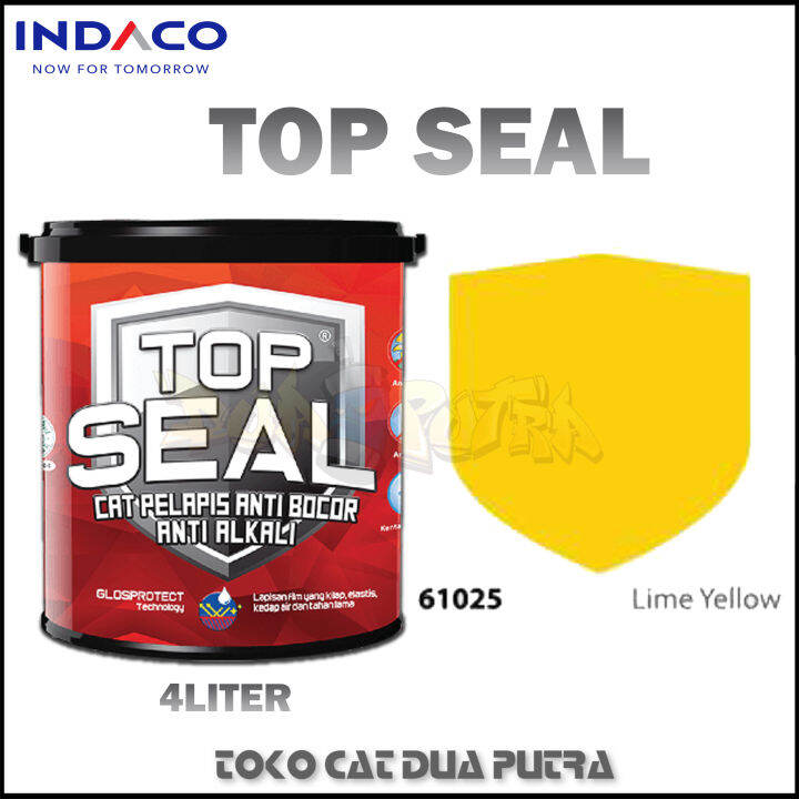 Cat Pelapis Anti Bocor dan Anti Alkali TOP SEAL 1 Liter indaco | Lazada ...
