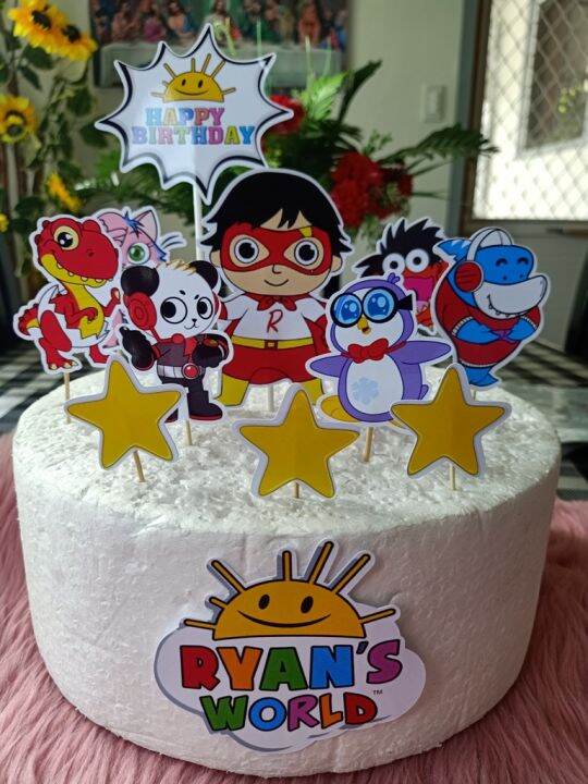 RYANS WORLDS THEME CAKE TOPPER | Lazada PH