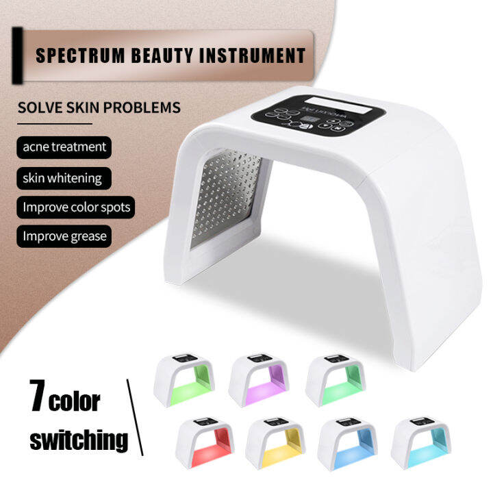 Alat Laser Wajah Kecantikan Wajah Salon Kecantikan Pdt Light 7 Color 7 ...