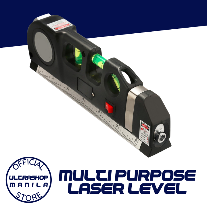 Original Multipurpose Laser Level PR03 laser measure Line 8ft+ Measure Tape Ruler Adjusted ...